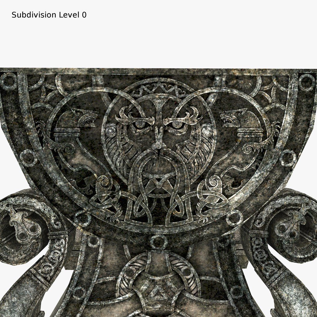 3D Celtic Altar Model - TurboSquid 1281345