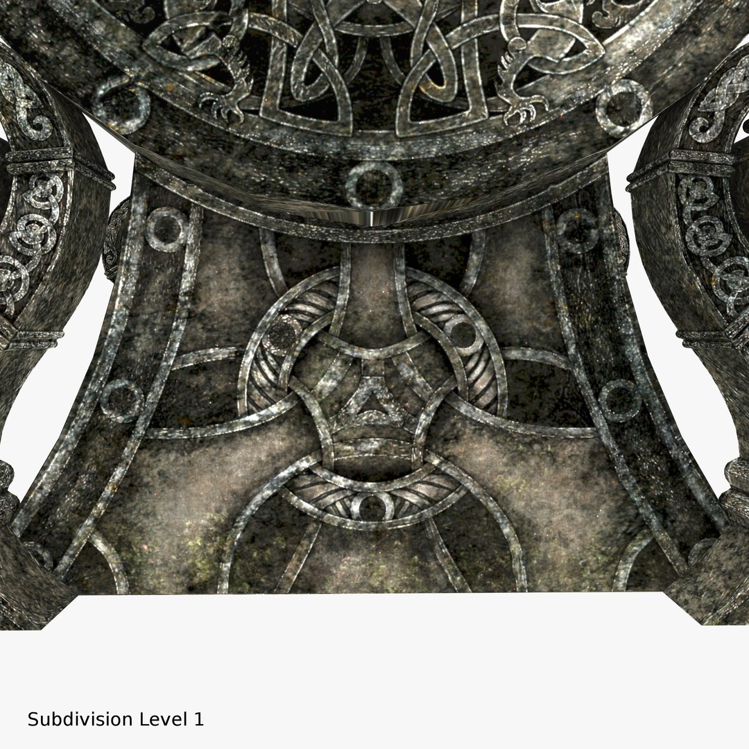 3D Celtic Altar Model - TurboSquid 1281345