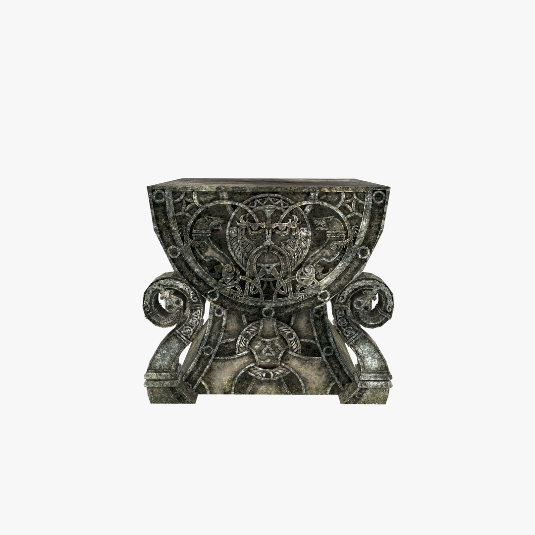 3D Celtic Altar Model - TurboSquid 1281345