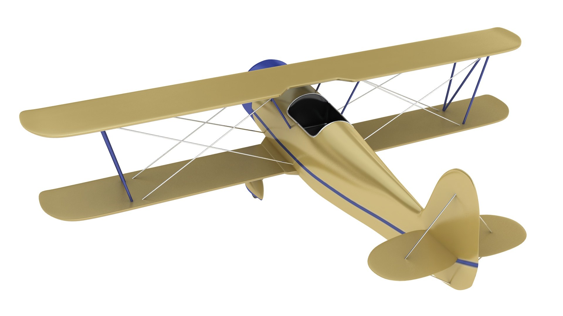 3D Biplane Model - TurboSquid 1992663