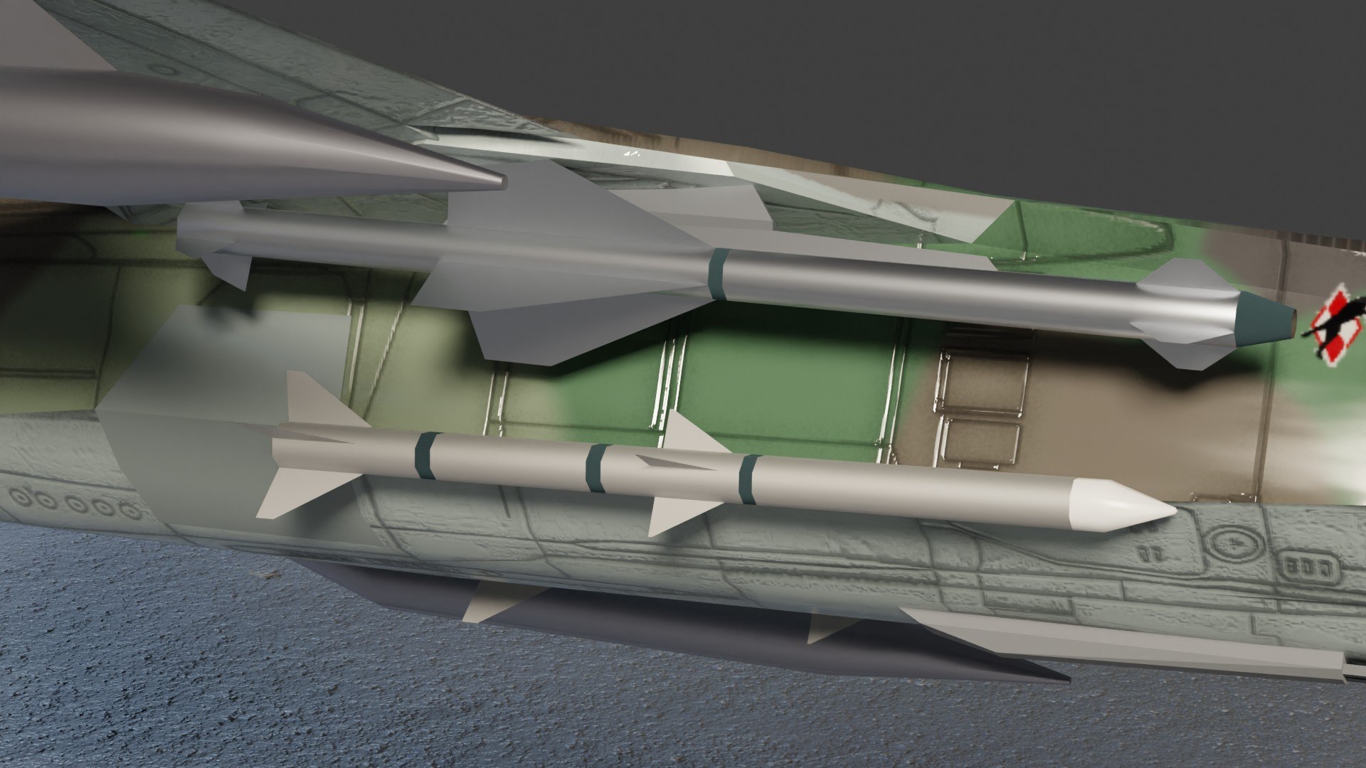 MIG-23 Flogger lowpoly jet fighter 3D - TurboSquid 1877698