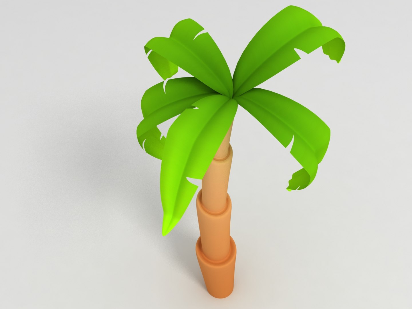 3D cartoon palm model - TurboSquid 1161491