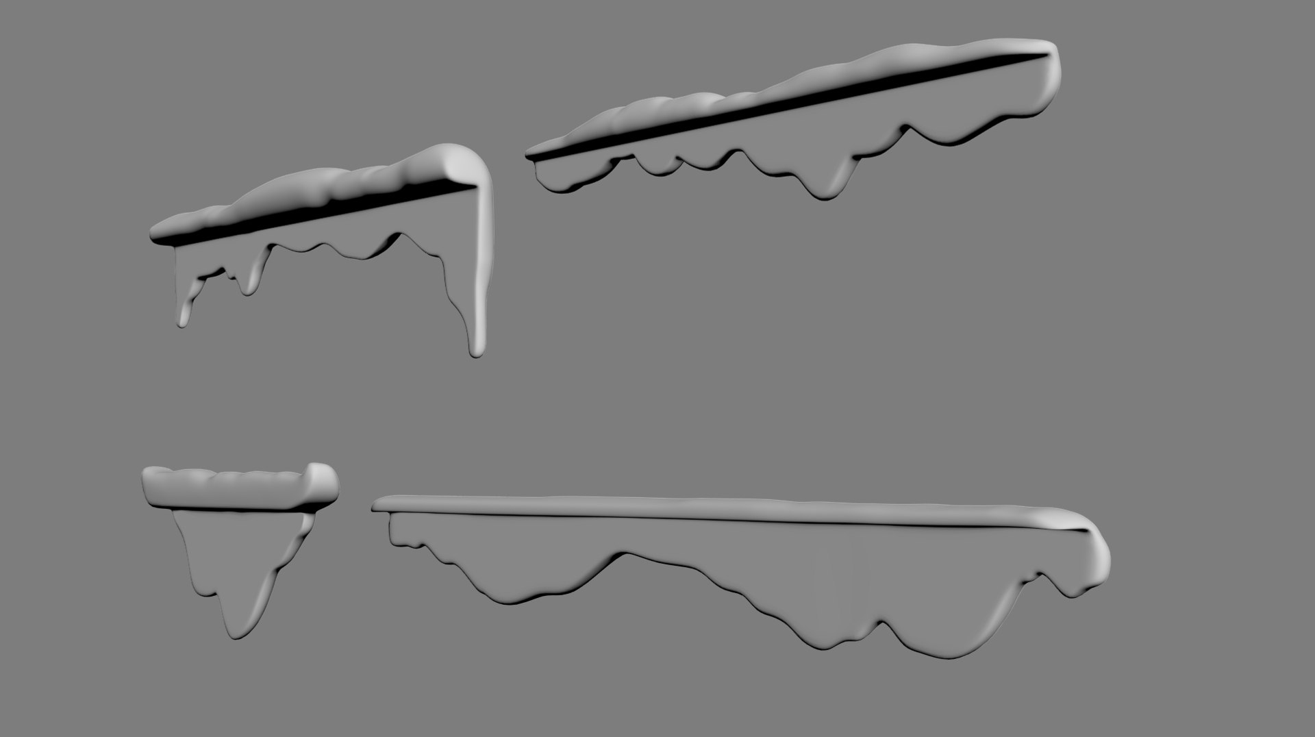 Snow 3D Model - TurboSquid 1975925