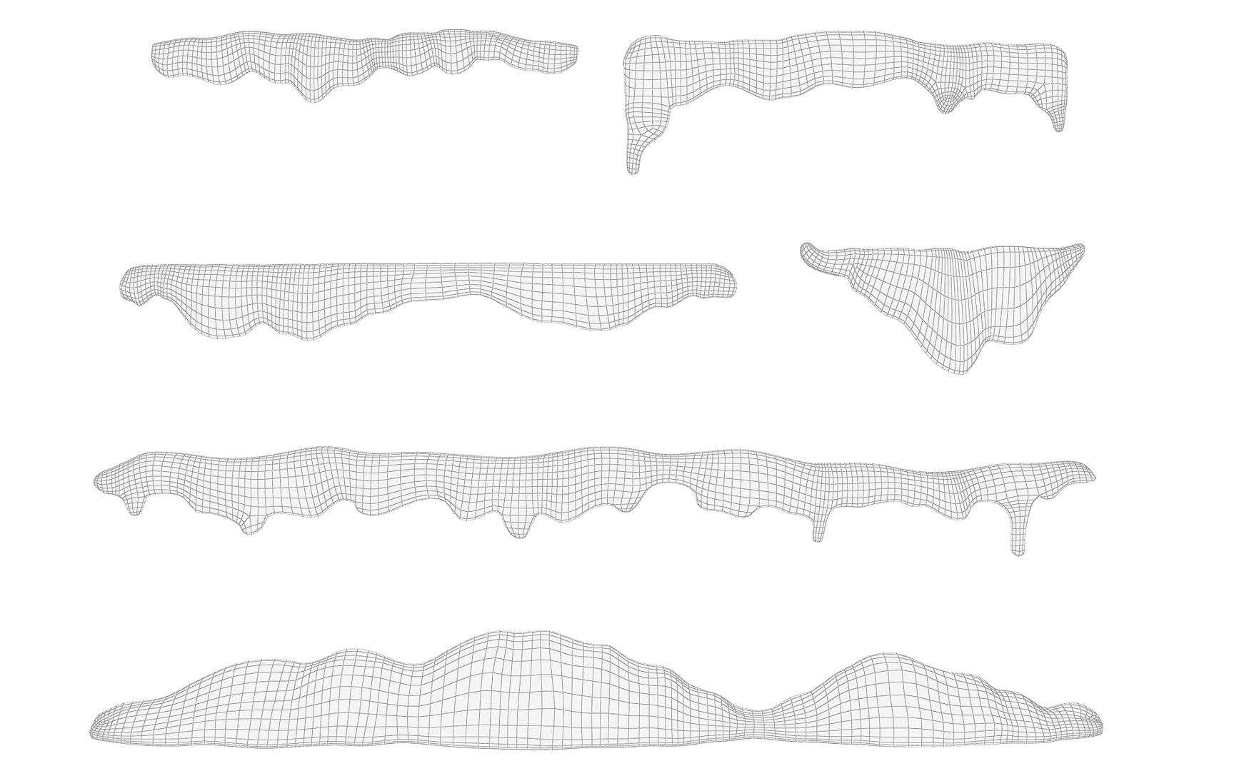 Snow 3D Model - TurboSquid 1975925