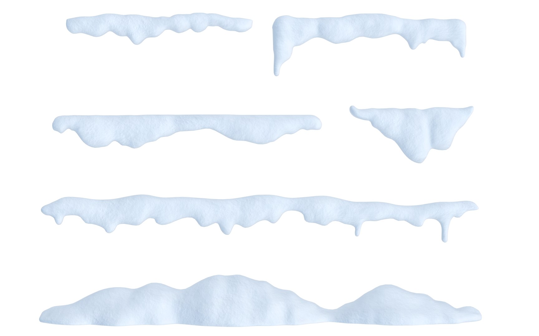 Snow 3D Model - TurboSquid 1975925