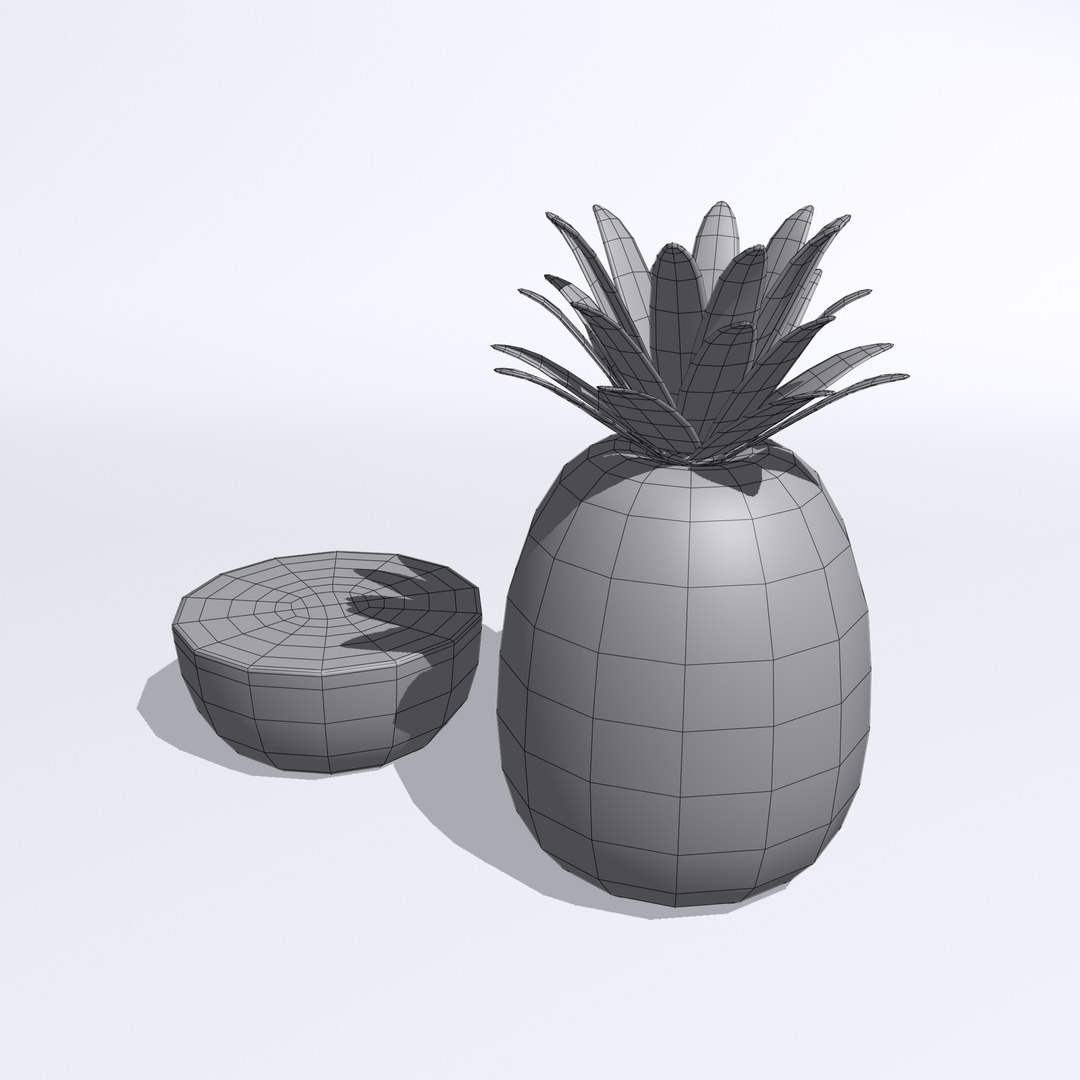 3D Pineapple Model - TurboSquid 1311593