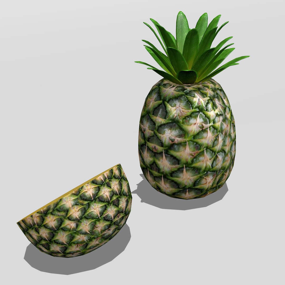 3D Pineapple Model - TurboSquid 1311593