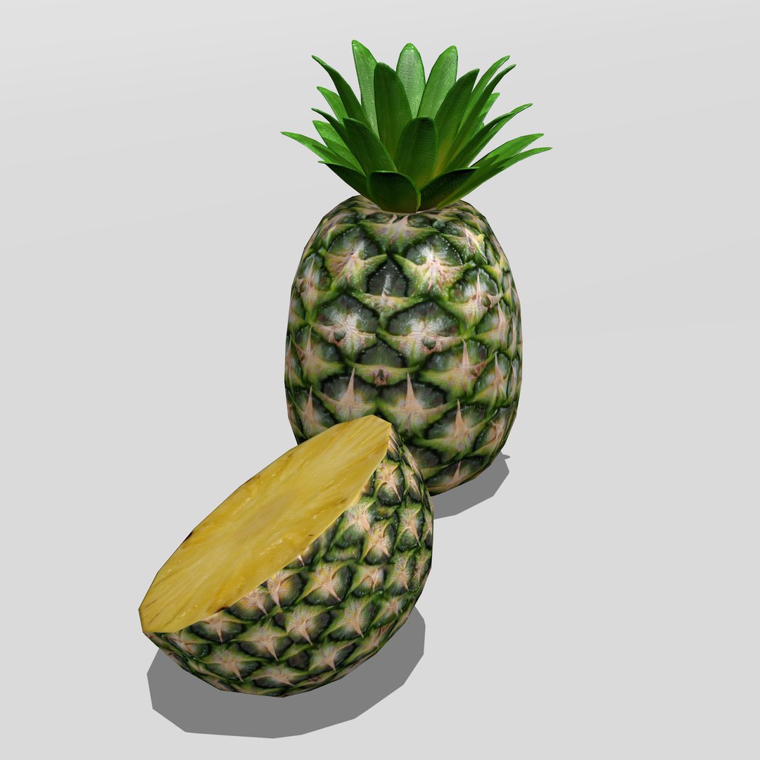 3D Pineapple Model - TurboSquid 1311593