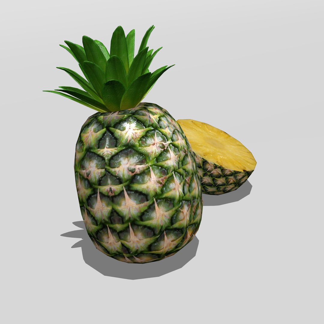 3D Pineapple Model - TurboSquid 1311593