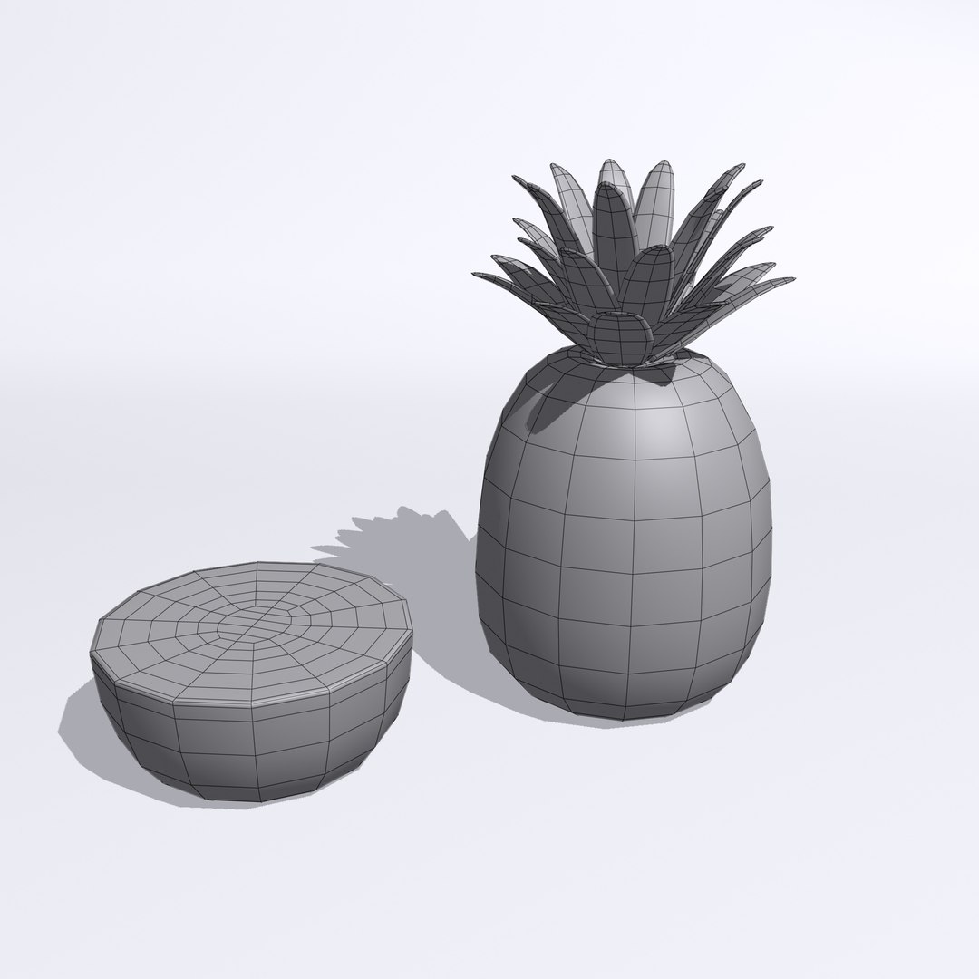 3D Pineapple Model - TurboSquid 1311593