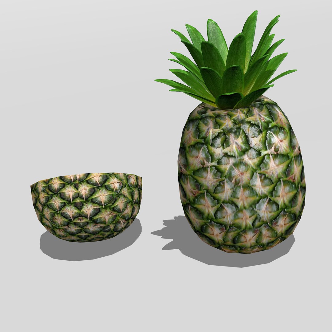 3D Pineapple Model - TurboSquid 1311593