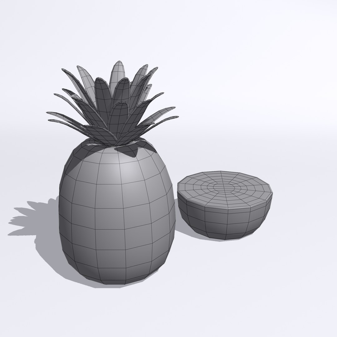 3D Pineapple Model - TurboSquid 1311593