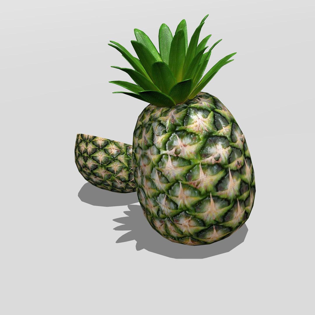 3D Pineapple Model - TurboSquid 1311593