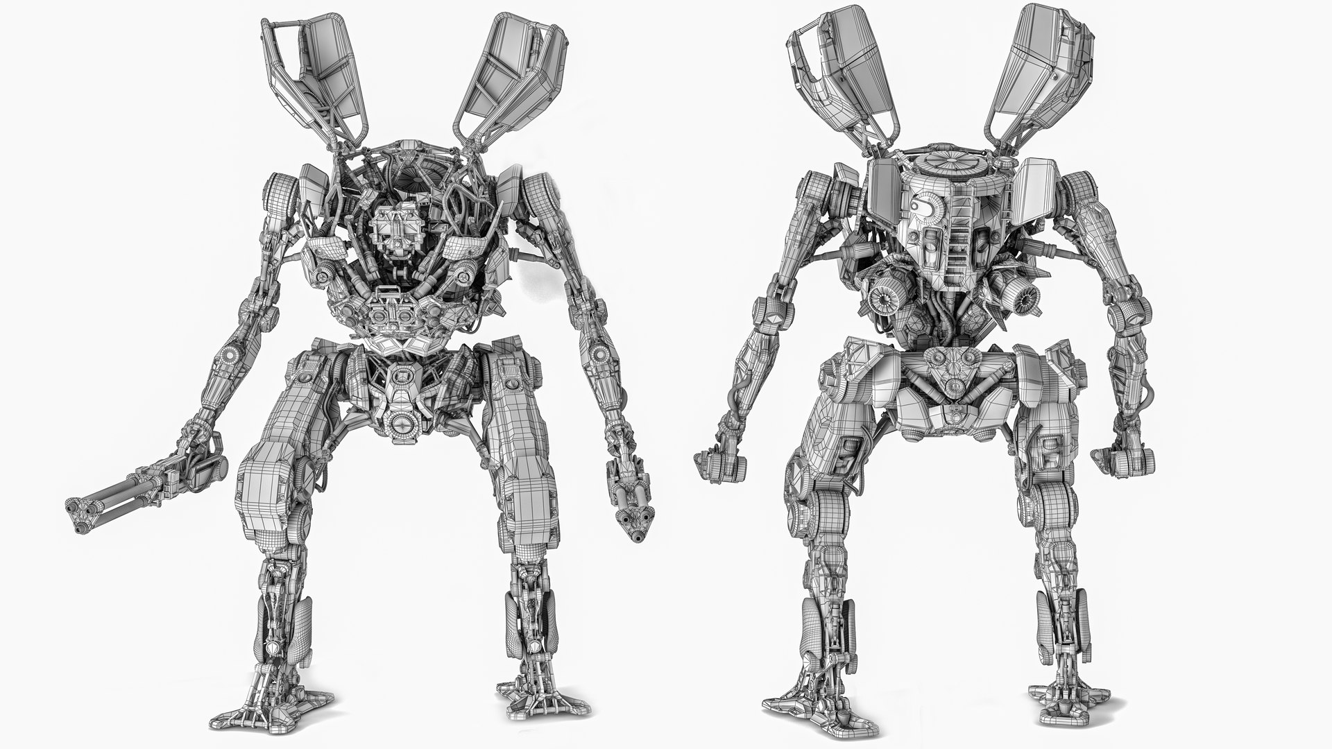 3D MECH AMP COMBAT SUIT FLY - TurboSquid 2131701