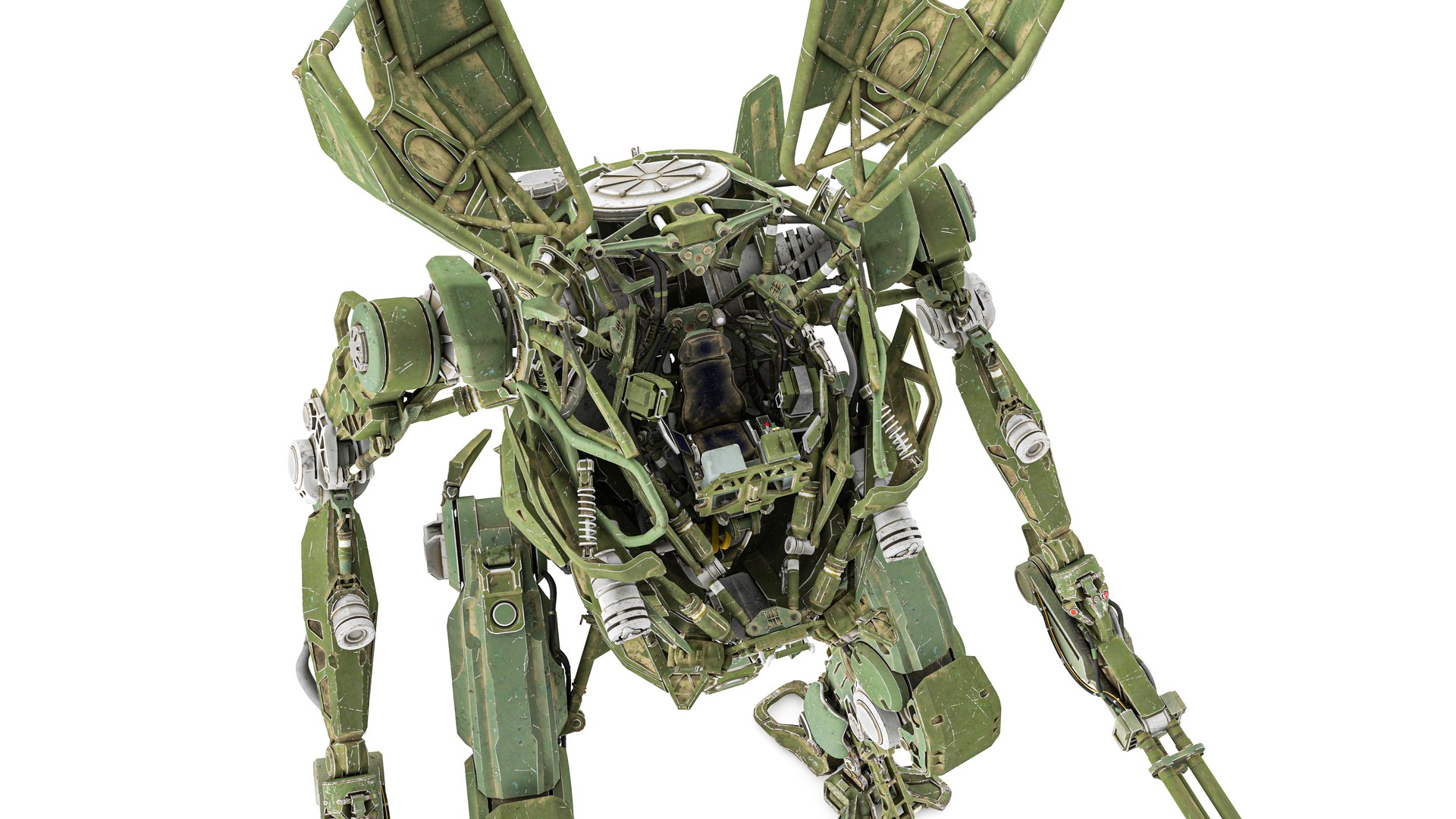 3D MECH AMP COMBAT SUIT FLY - TurboSquid 2131701