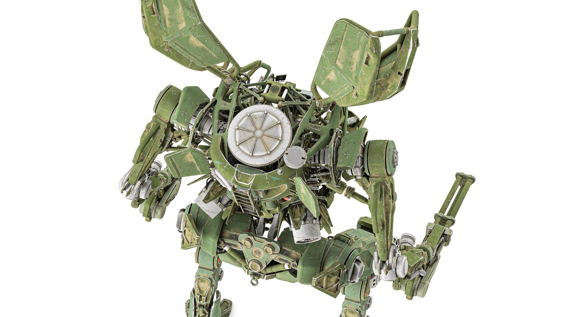 3D MECH AMP COMBAT SUIT FLY - TurboSquid 2131701