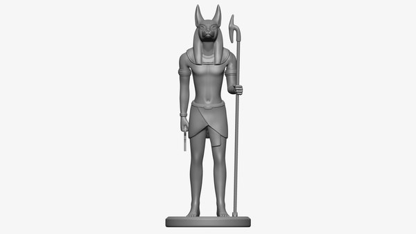 Anubis Ancient Egyptian Statue 3D model - TurboSquid 1717647
