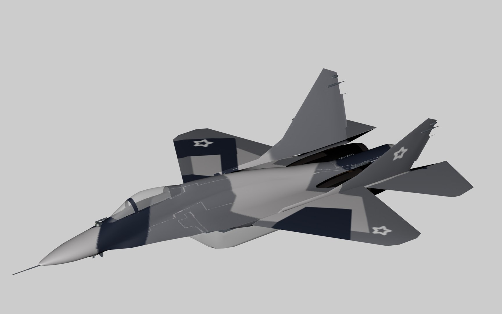 3d Mig 29 Stealth Model