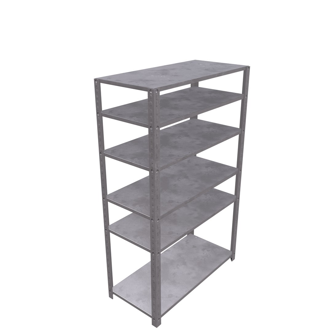 Metal Rack V1 3D Model - TurboSquid 2140350