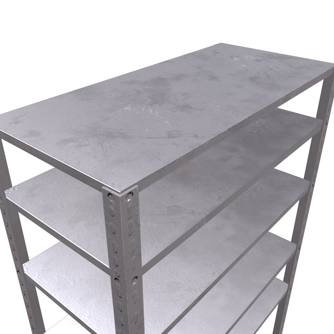 Metal Rack V1 3D Model - TurboSquid 2140350