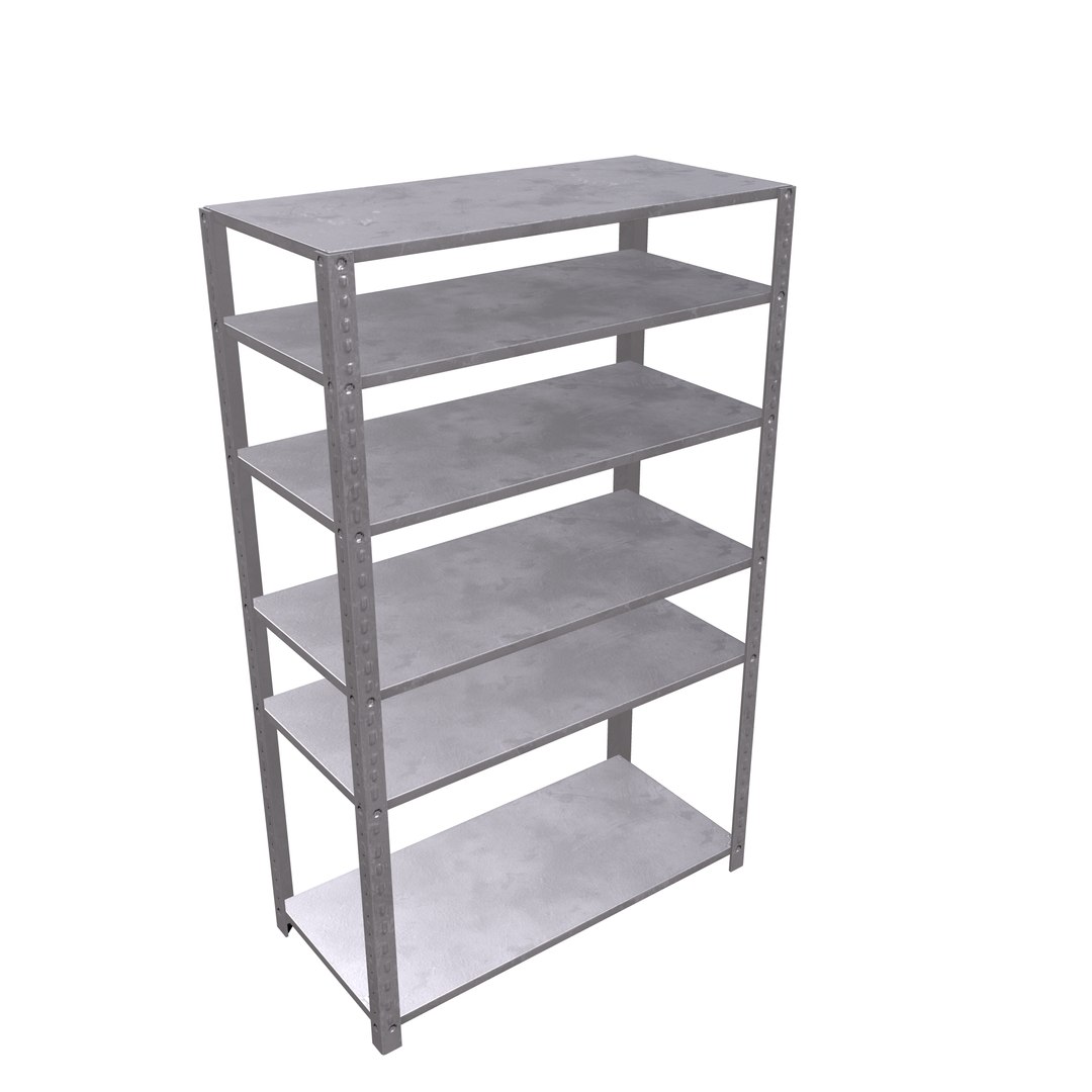 Metal Rack V1 3D Model - TurboSquid 2140350