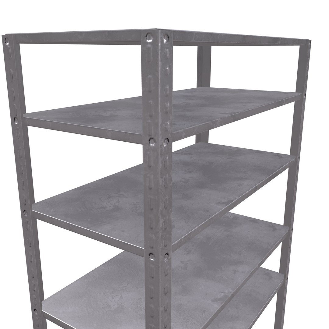 Metal Rack V1 3D Model - TurboSquid 2140350