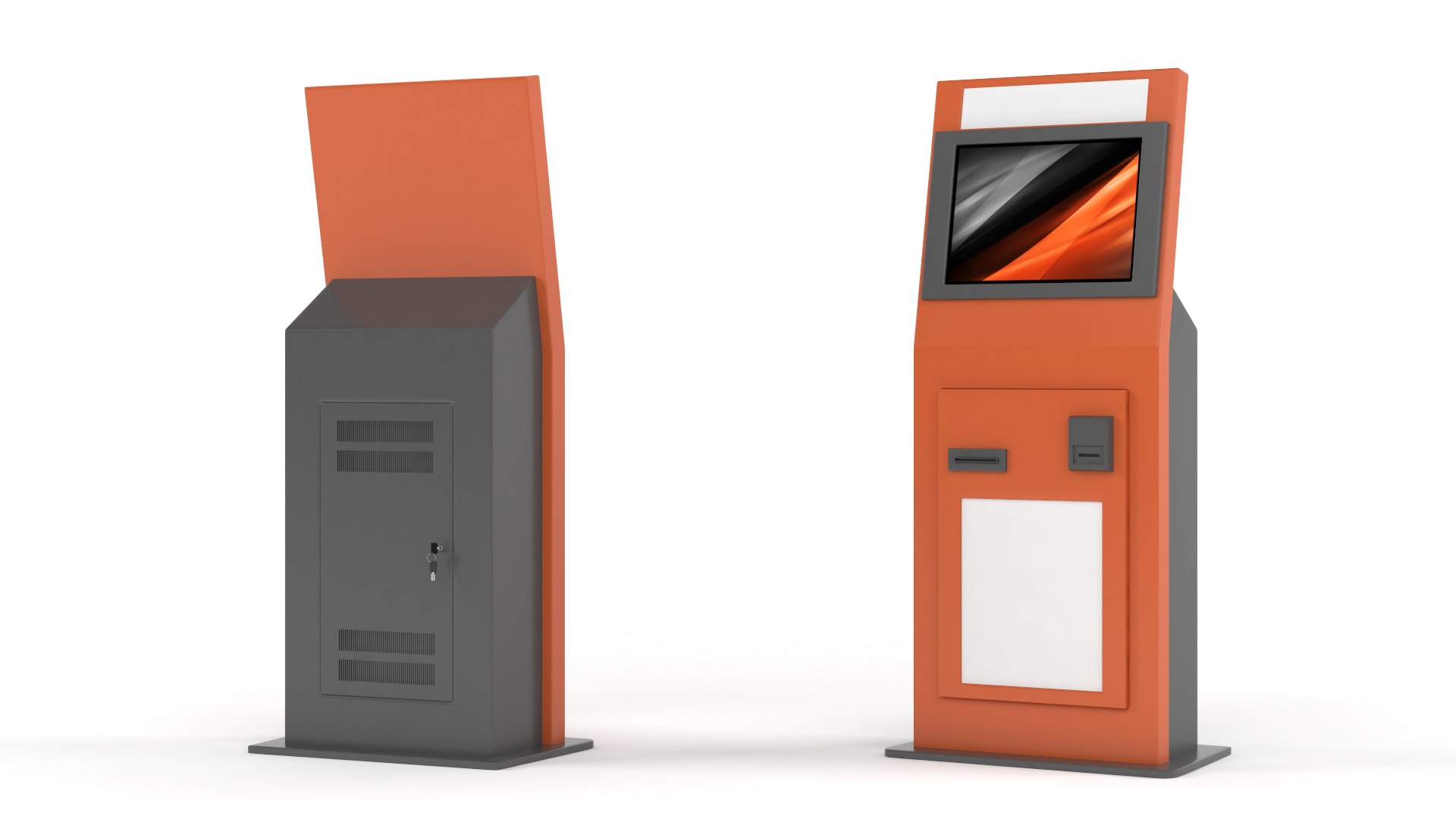 3D Electronic Kiosk - TurboSquid 1840648