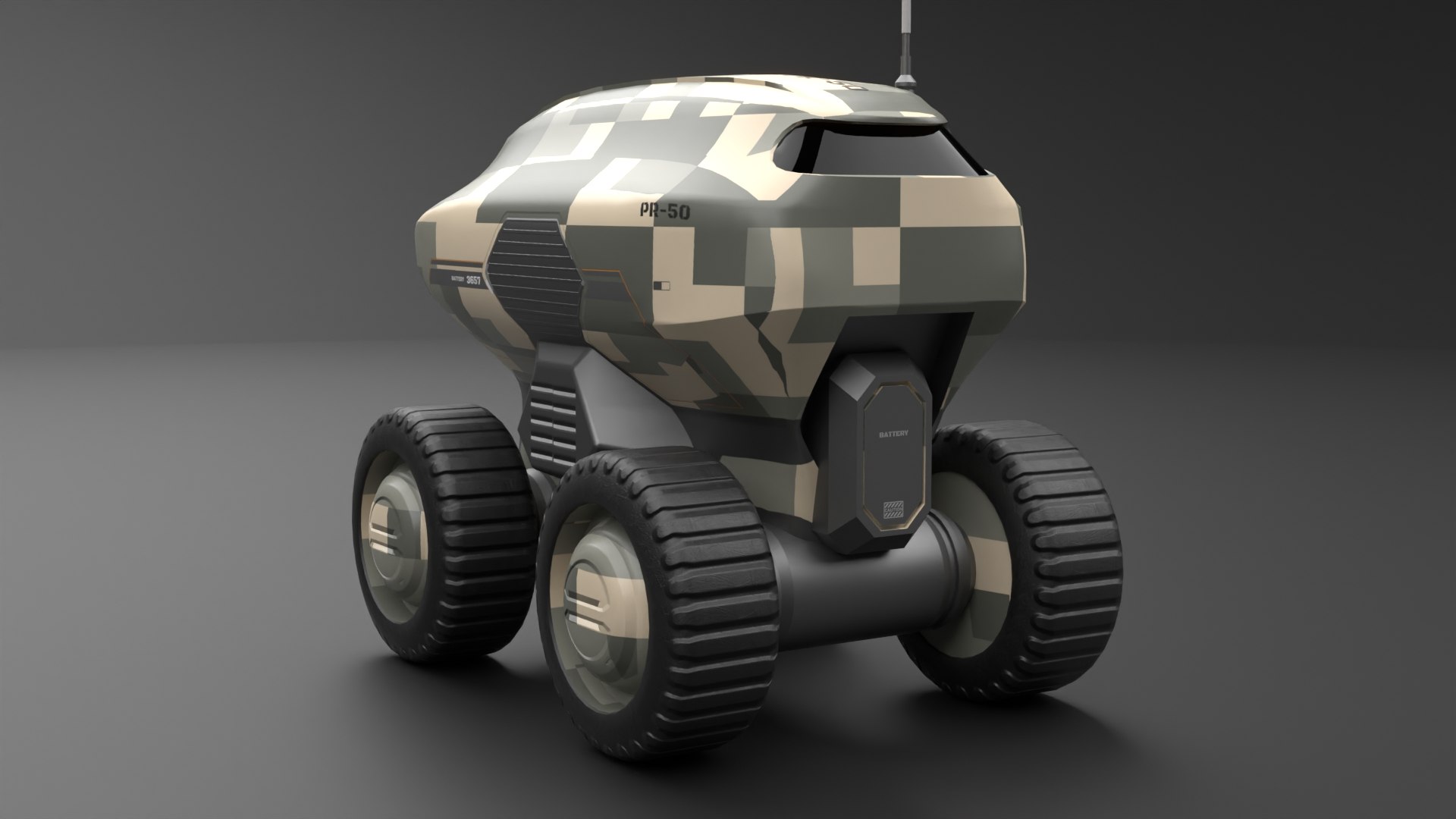 Sci-Fi Droid Unmanned Vehicle Collection 3D Model - TurboSquid 2075567