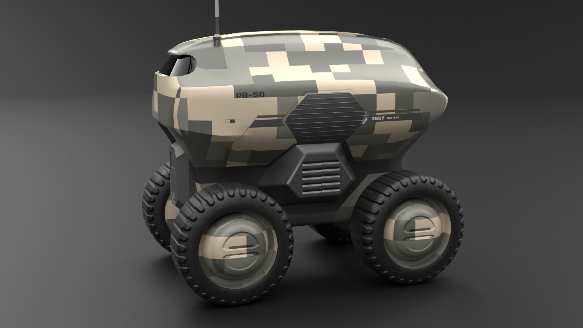 Sci-Fi Droid Unmanned Vehicle Collection 3D Model - TurboSquid 2075567