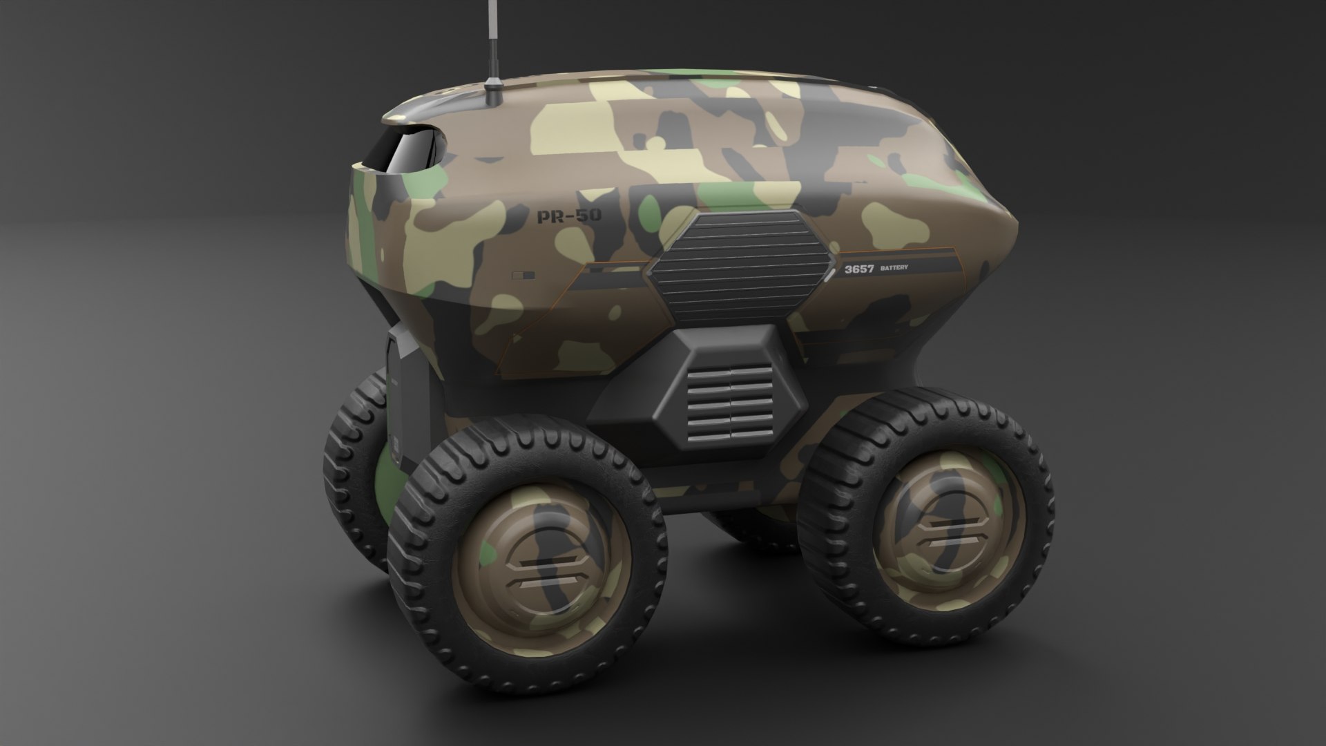 Sci-Fi Droid Unmanned Vehicle Collection 3D Model - TurboSquid 2075567