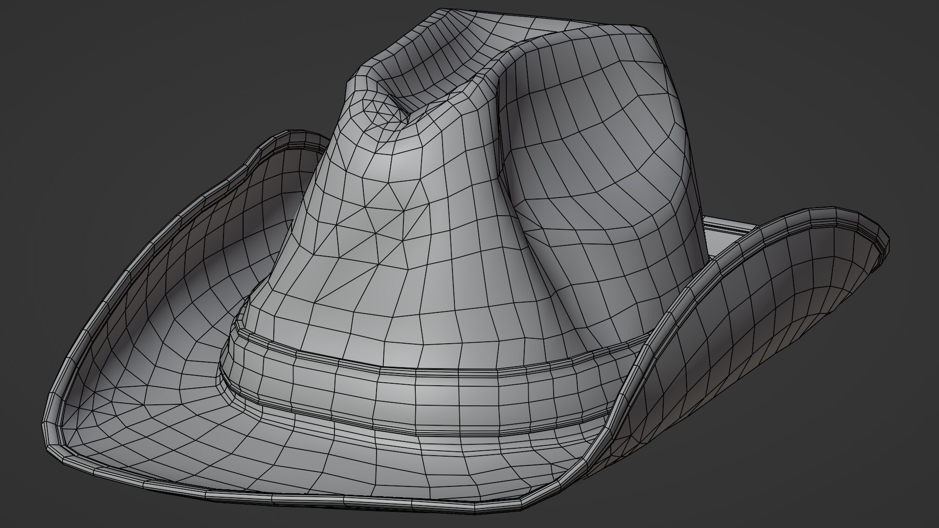 3D Leather Cowboy Hat - Game Asset Model - TurboSquid 2086152