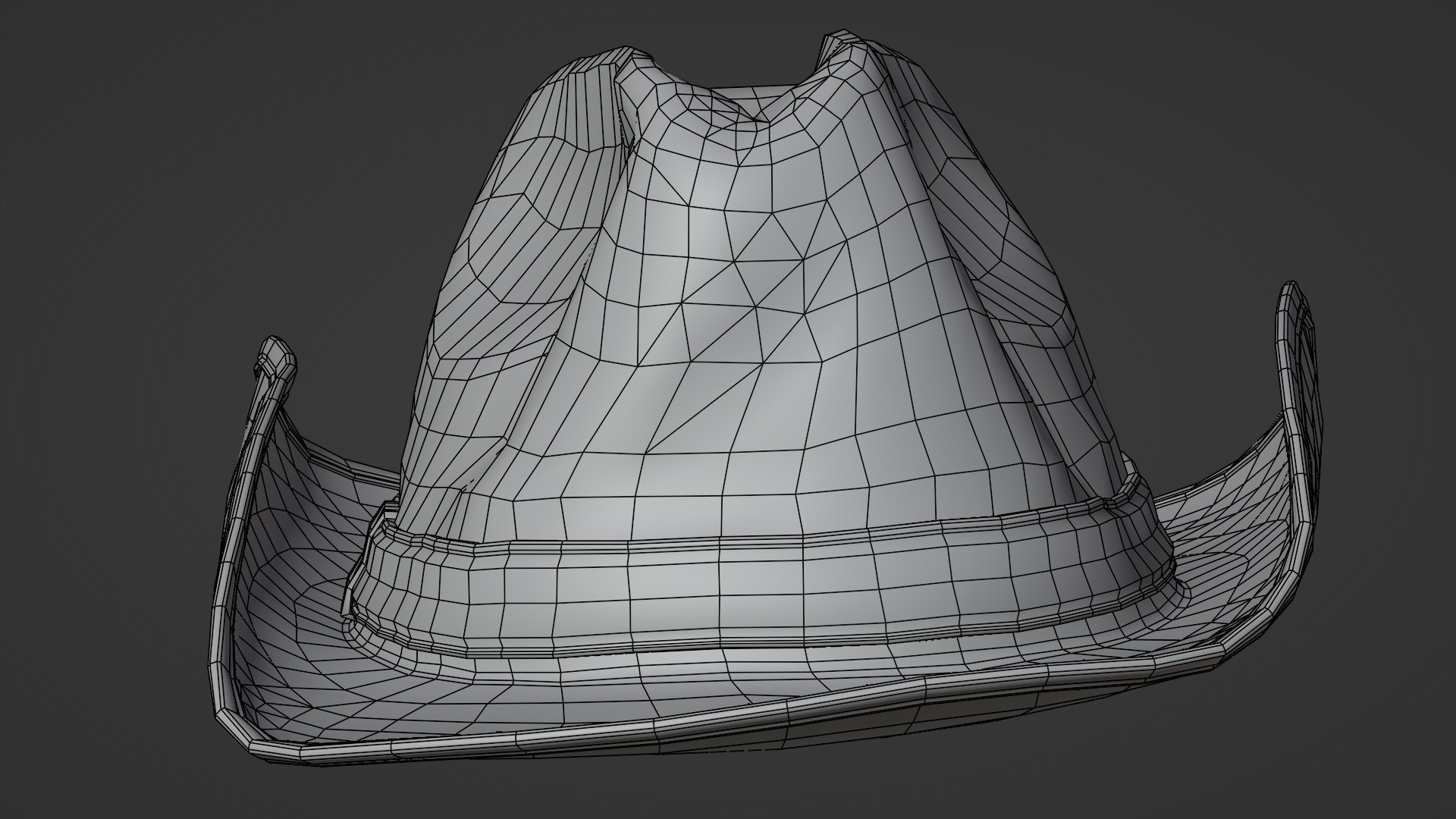 3D Leather Cowboy Hat - Game Asset Model - TurboSquid 2086152