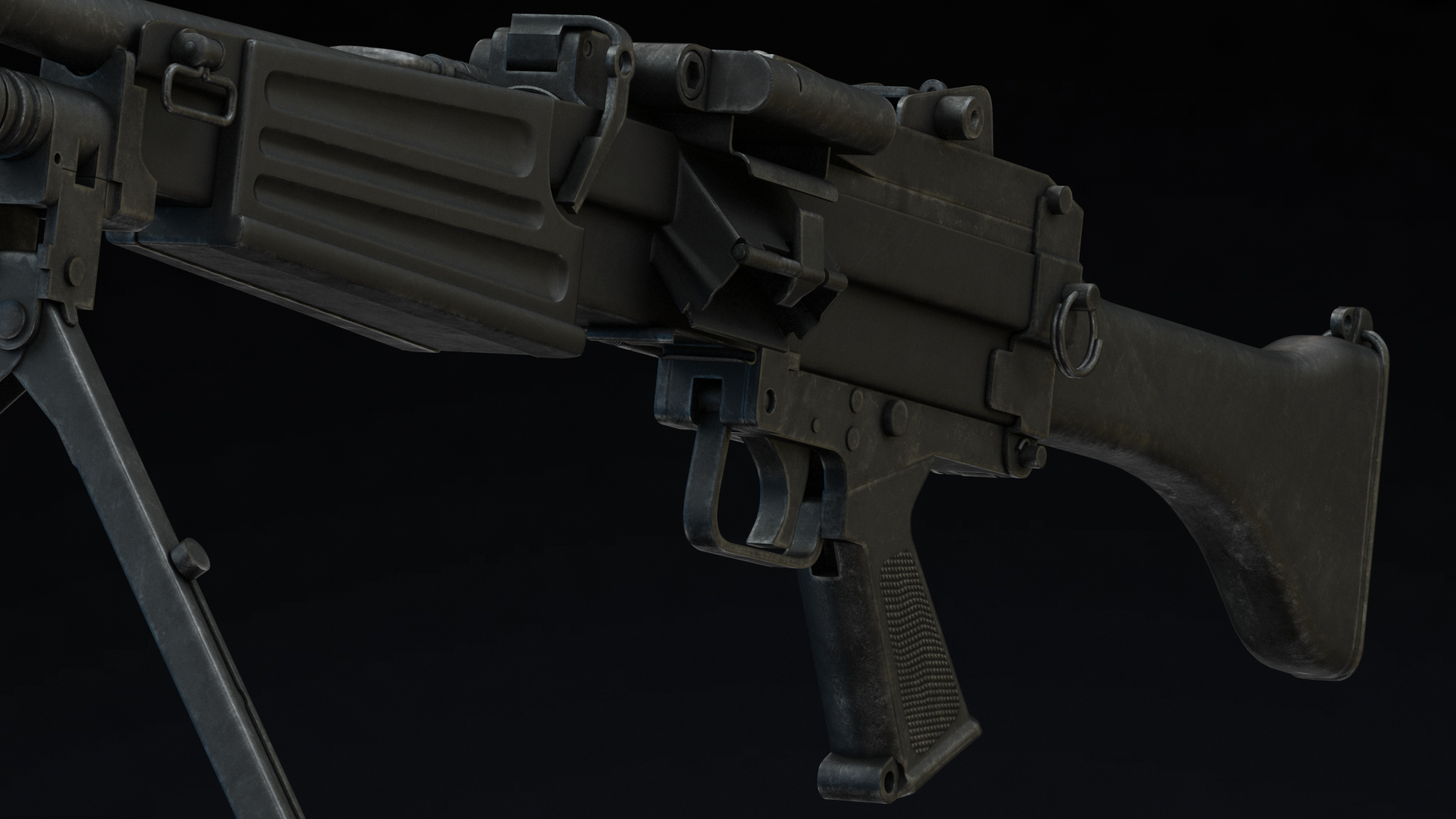 Daewoo K3 Low Poly 3D model - TurboSquid 1806048