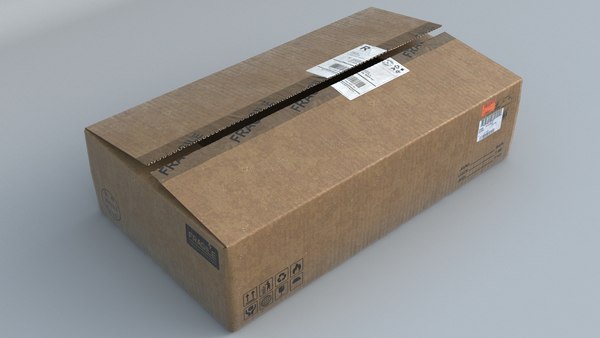 3D Cardboard Box Long HD - TurboSquid 1779850