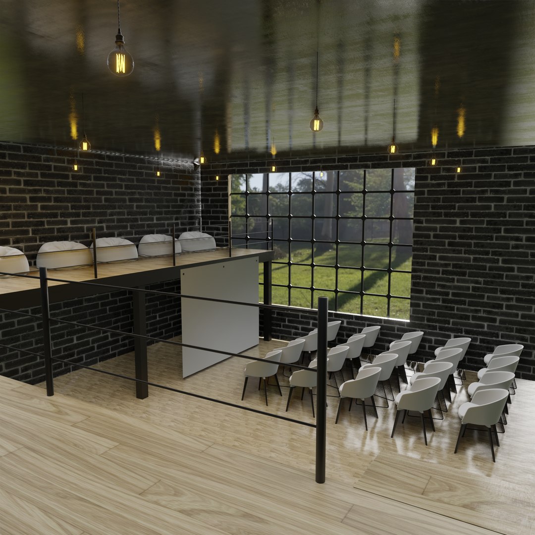 Loft Interior 3D Model - TurboSquid 1827529