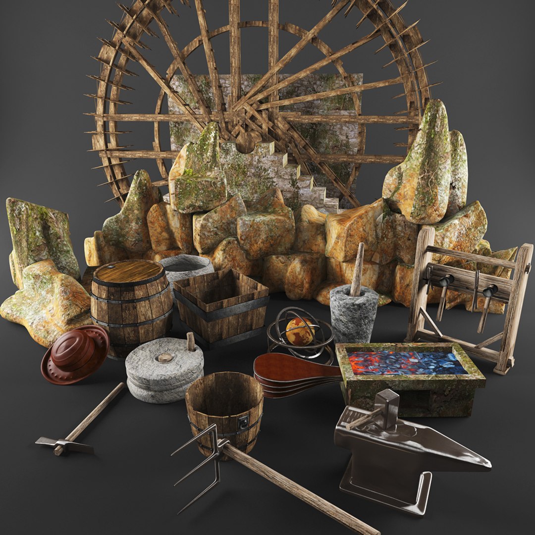 3D Model Medieval Tools - TurboSquid 1214330