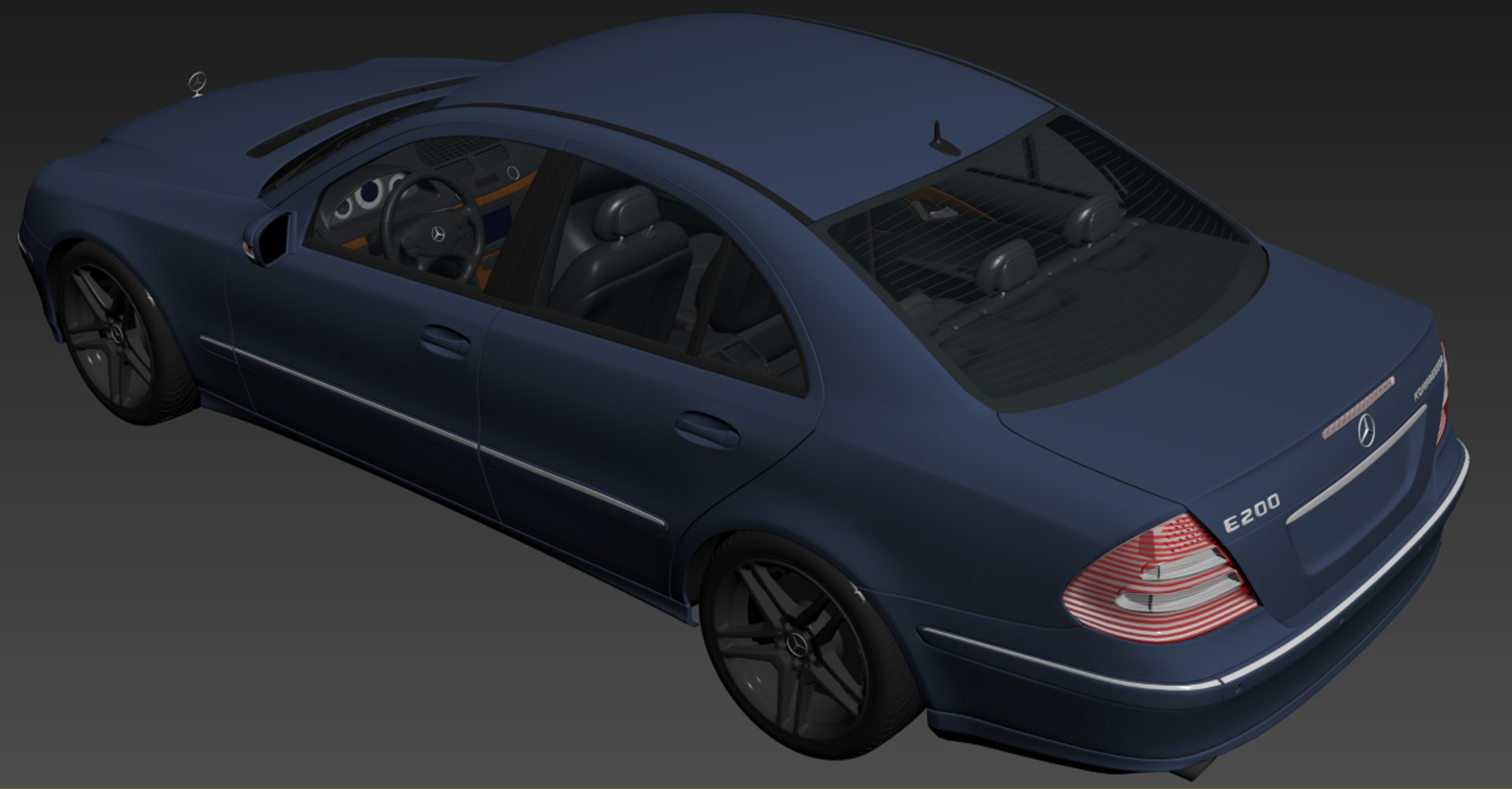 Mercedes Benz E-Class W211 Model - TurboSquid 2010110