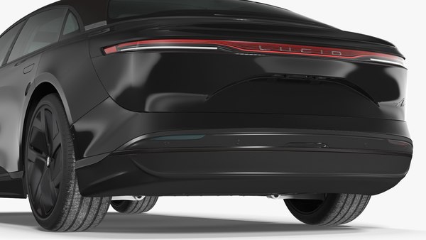 Lucid Air 電動高級セダン ブラック3Dモデル - TurboSquid 2044947
