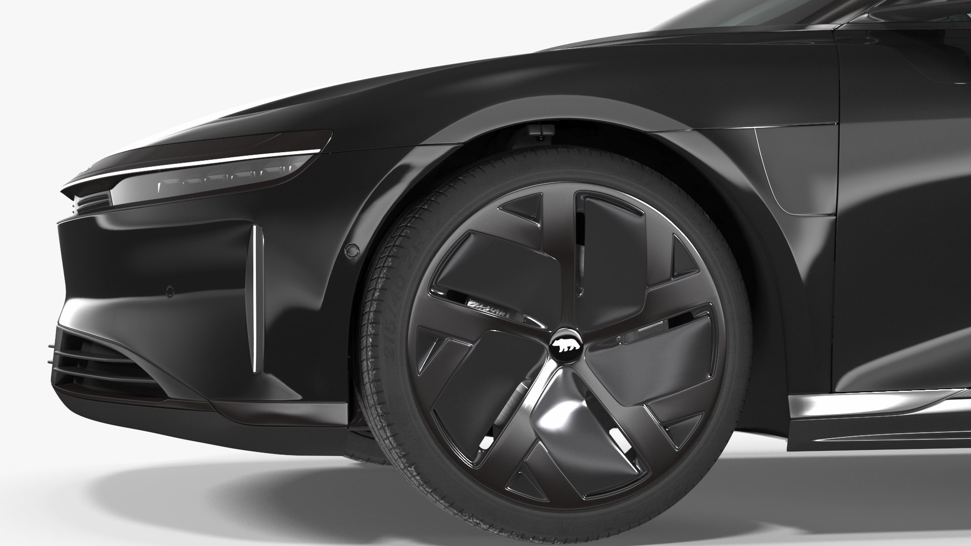 Lucid Air Electric Luxury Sedan Black 3D model - TurboSquid 2044947