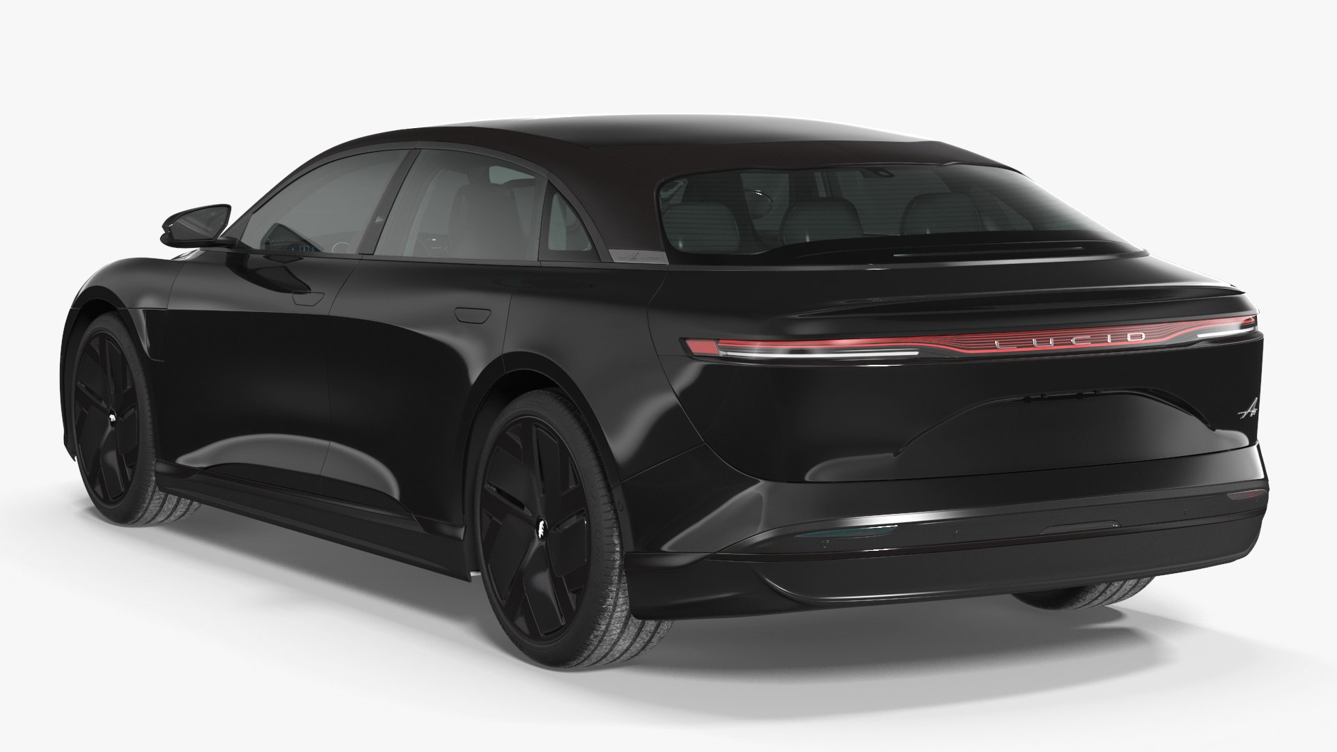 Lucid Air Electric Luxury Sedan Black 3D model - TurboSquid 2044947