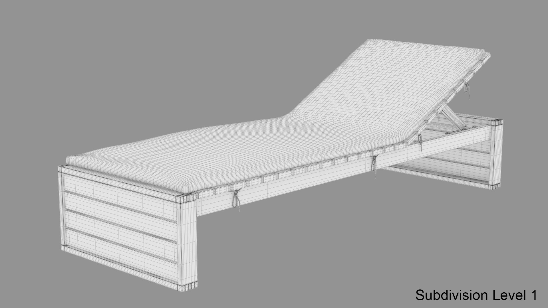 Sun Lounger 3D Model - TurboSquid 1553370