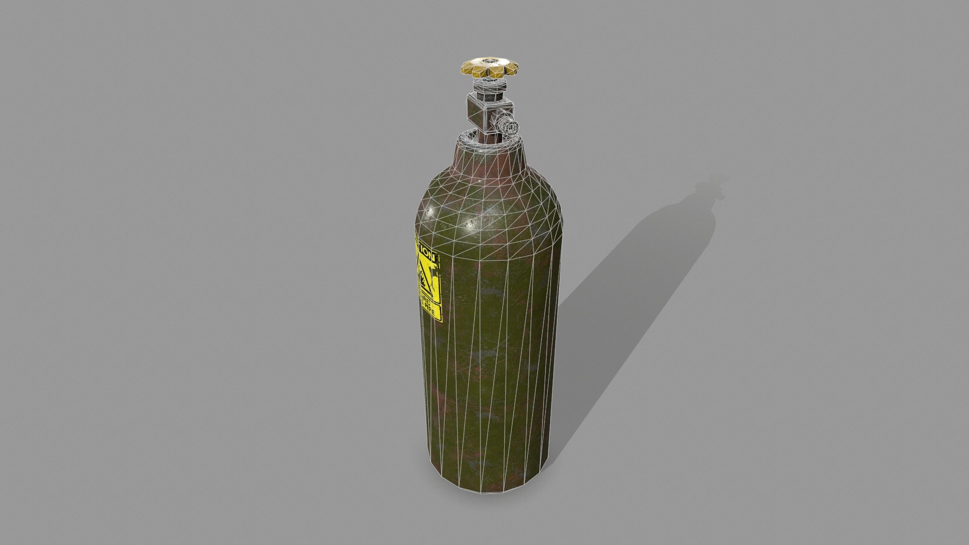 Oxygen Tank Model - TurboSquid 1526002