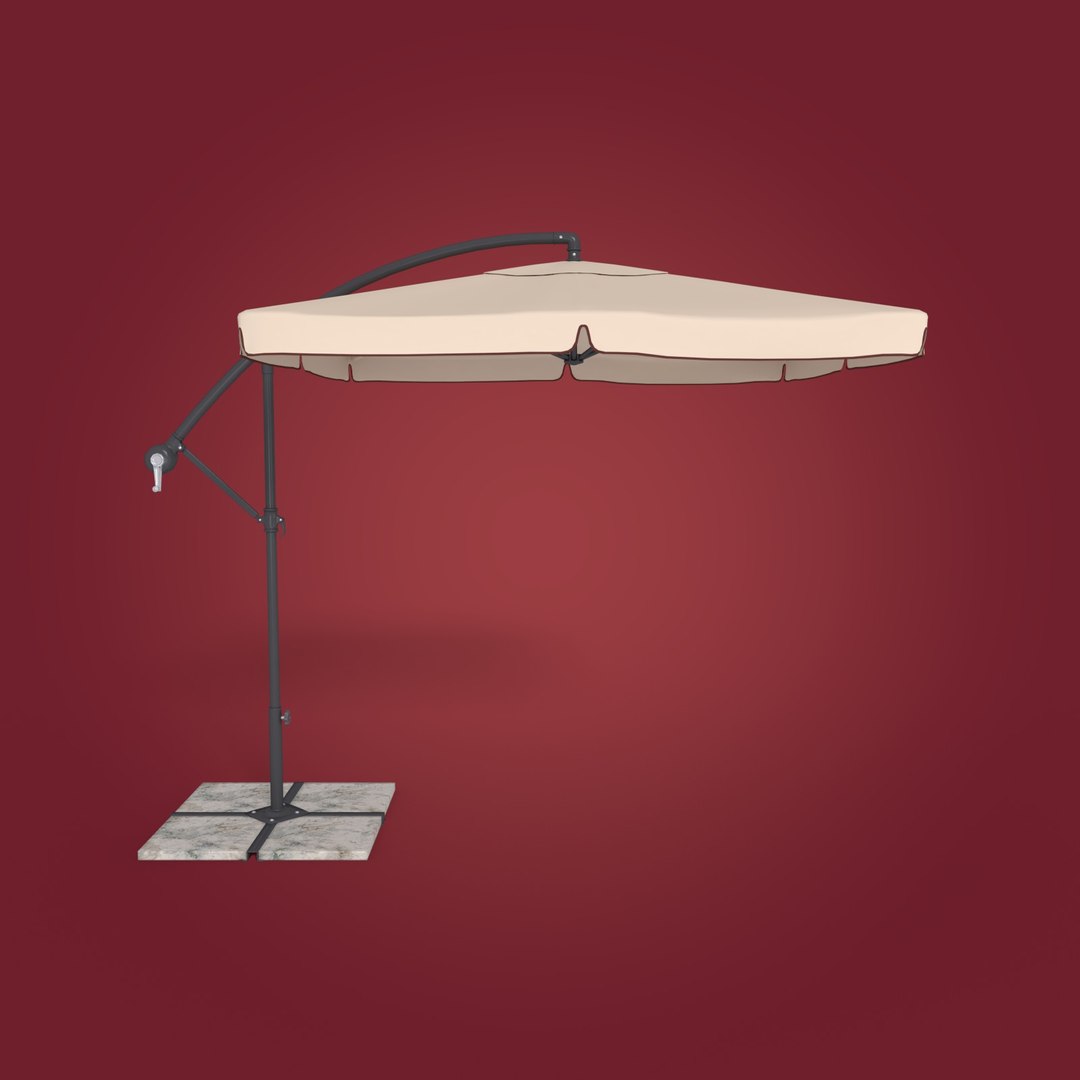 3D deck umbrella - TurboSquid 1356291