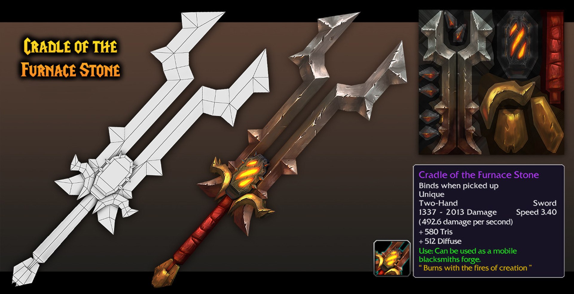 3d model hand painted games