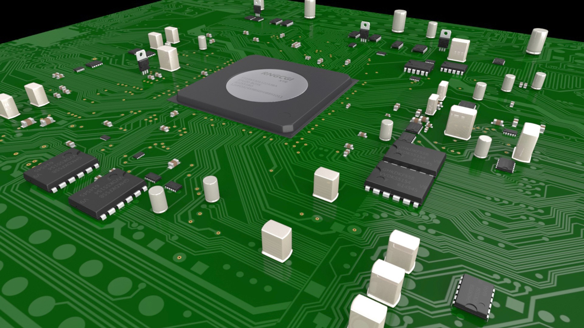 Electrical Circuit 3D Model - TurboSquid 1603287