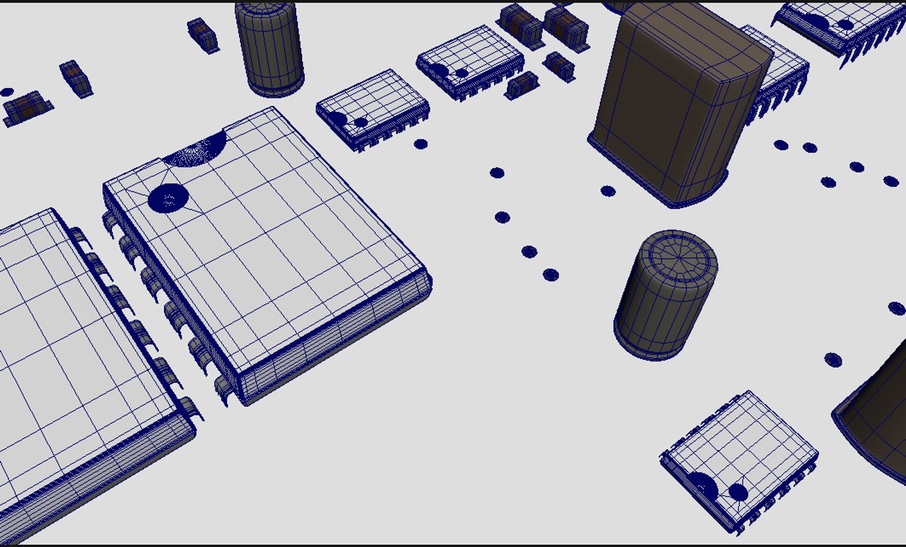 Electrical Circuit 3D Model - TurboSquid 1603287