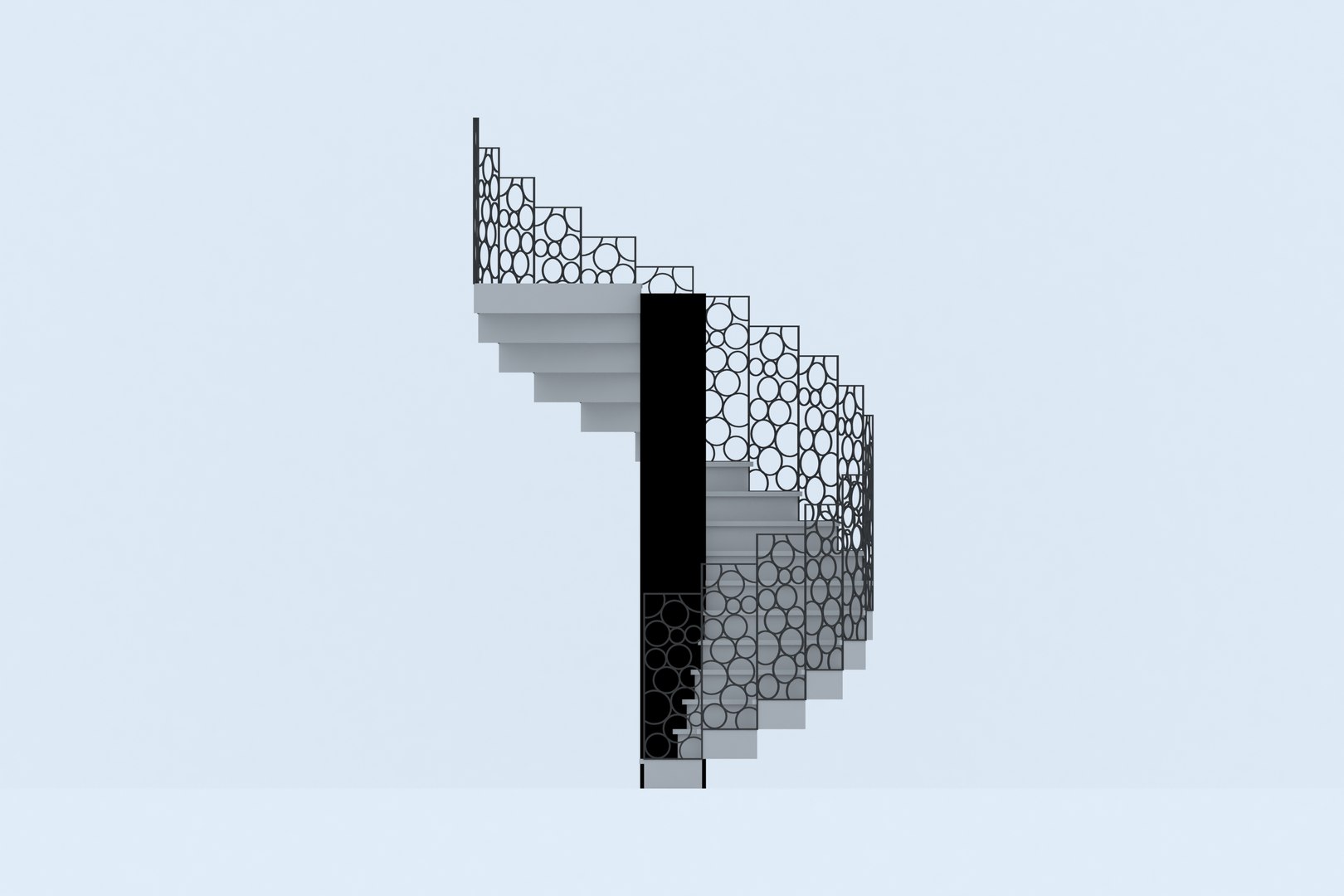 Stairs Architectural Design Model - TurboSquid 1672066