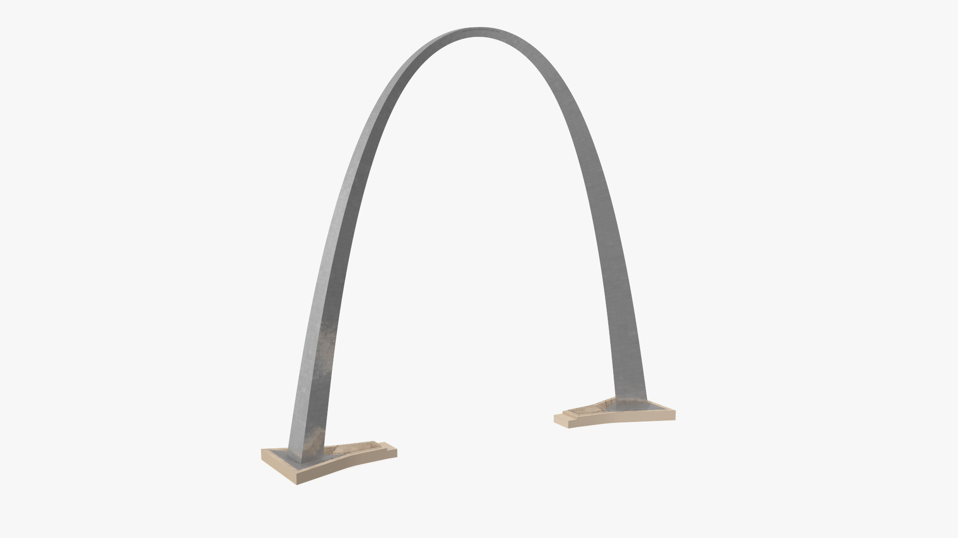 Gateway Arch Monument 3D Model - TurboSquid 1718404