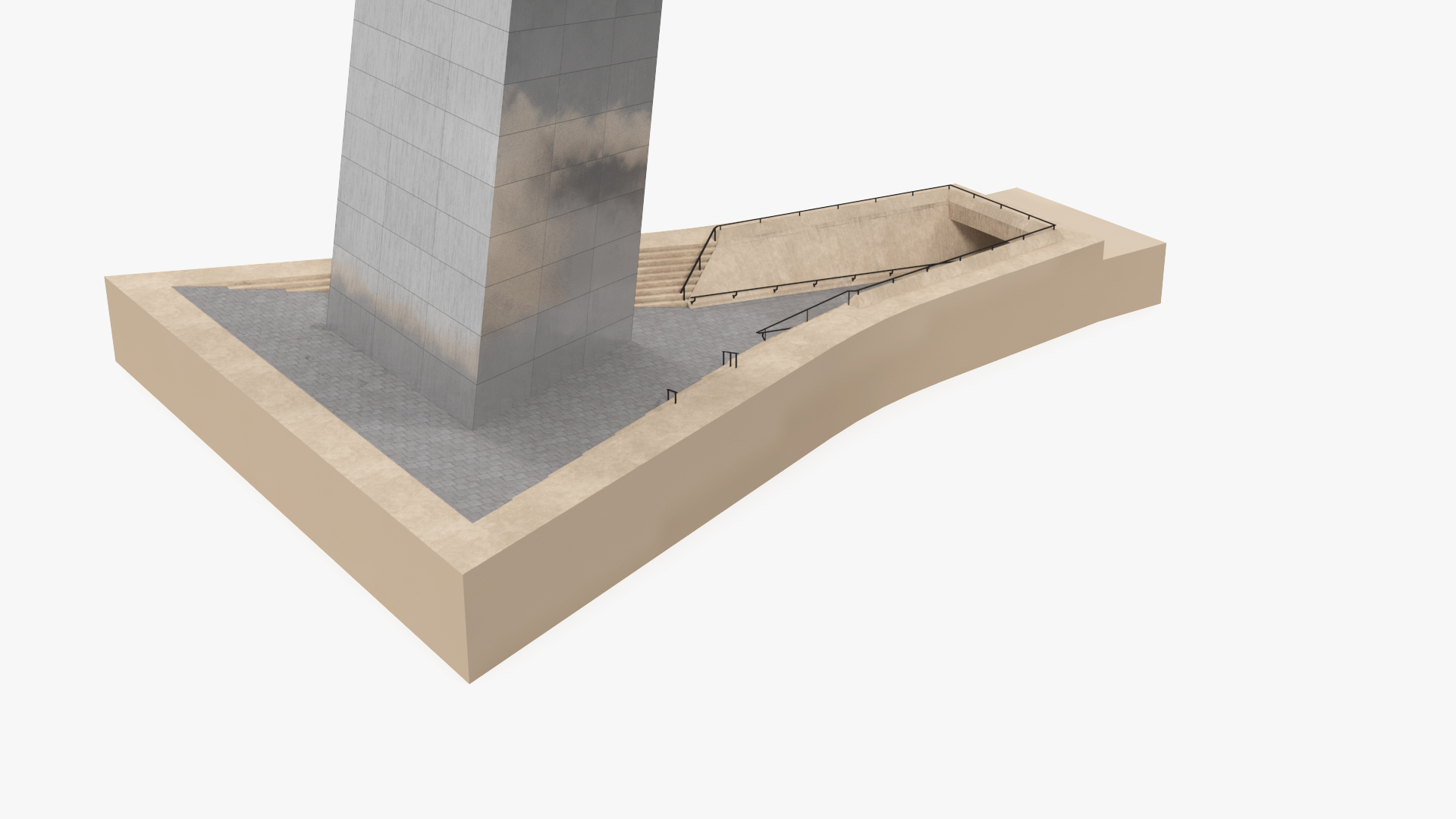 Gateway Arch Monument 3D Model - TurboSquid 1718404