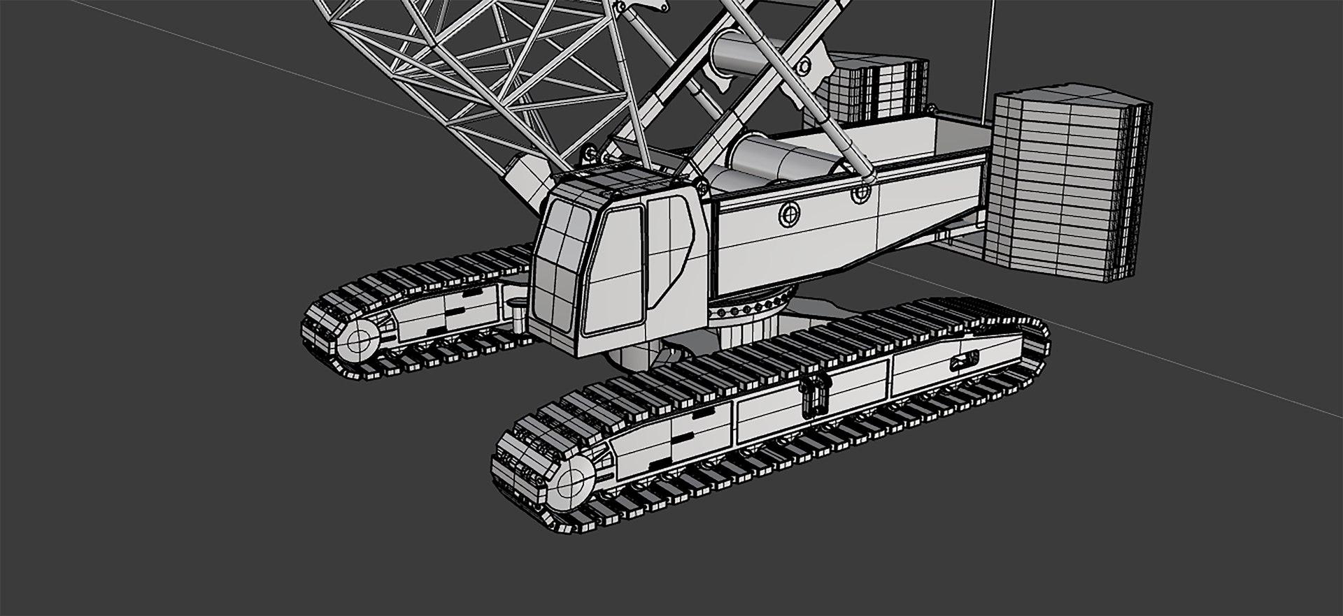 CRAWLER CRANE 3D Model - TurboSquid 2135508